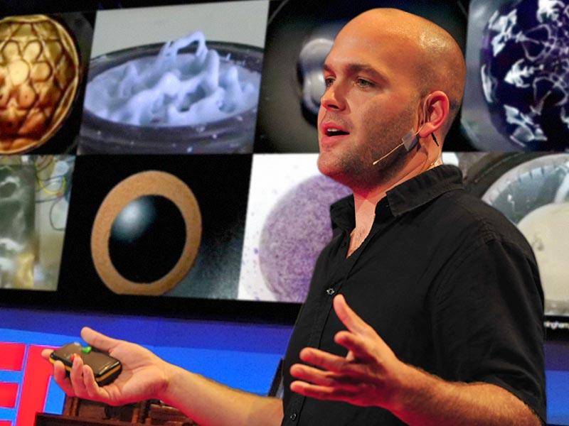 Evan Grant: Making sound visible through cymatics | TED Talk