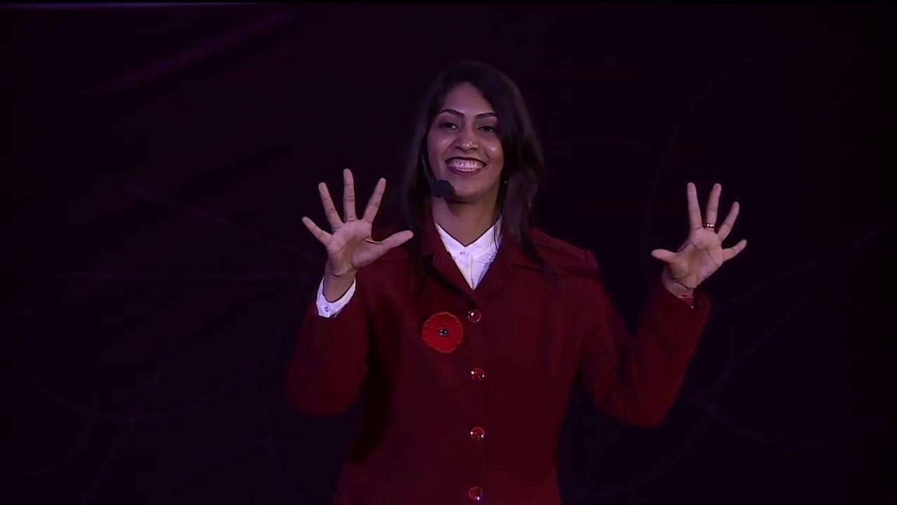 Caroline Flaherty, Shiny M. Verghese: Math? Not my game. | TED Talk