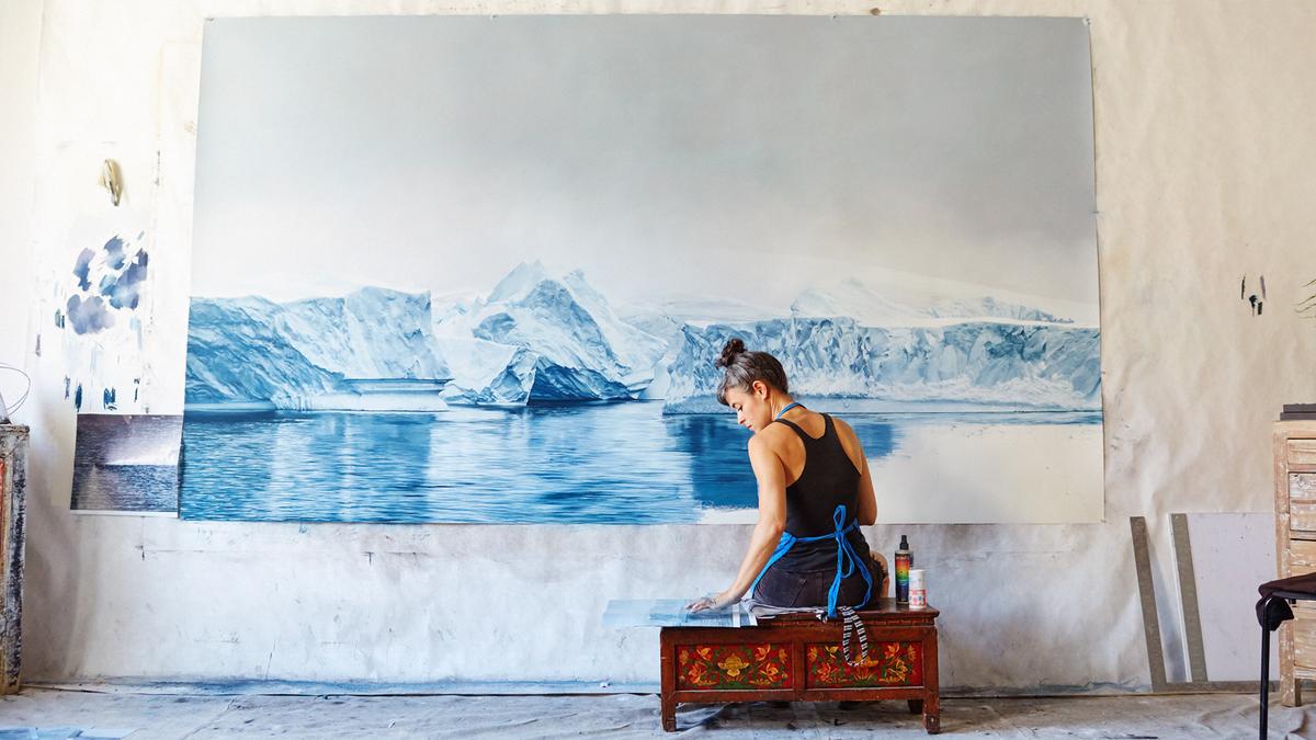 Zaria Forman: Drawings that show the beauty and fragility of Earth ...