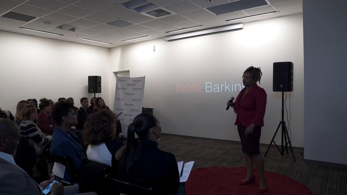 Robin Barkins: HIV and Me: Saved by Grace | TED Talk