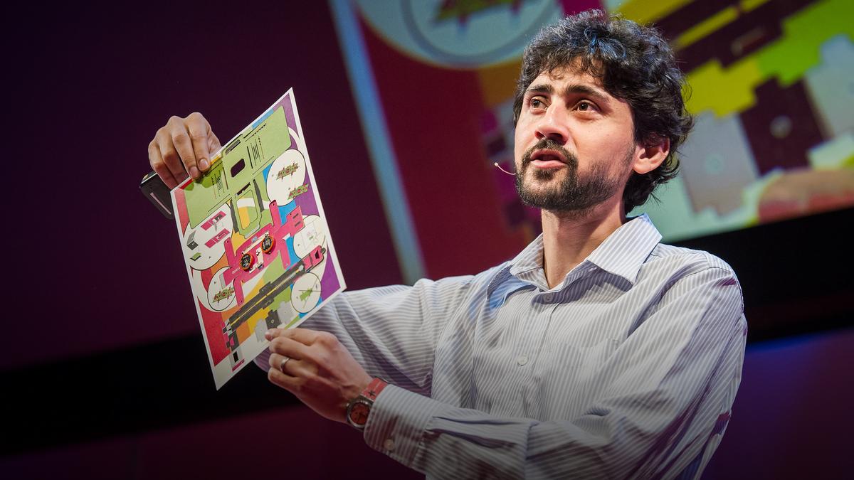 Manu Prakash: A 50-cent microscope that folds like origami | TED Talk