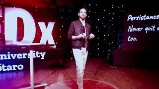 Charles Nader: Optimism and persistence to achieve what you want in life | TED Talk